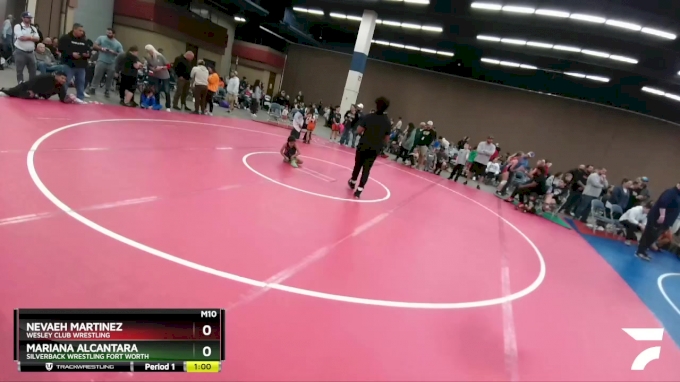 41-45 lbs Round 3 - Mariana Alcantara, Silverback Wrestling Fort Worth ...