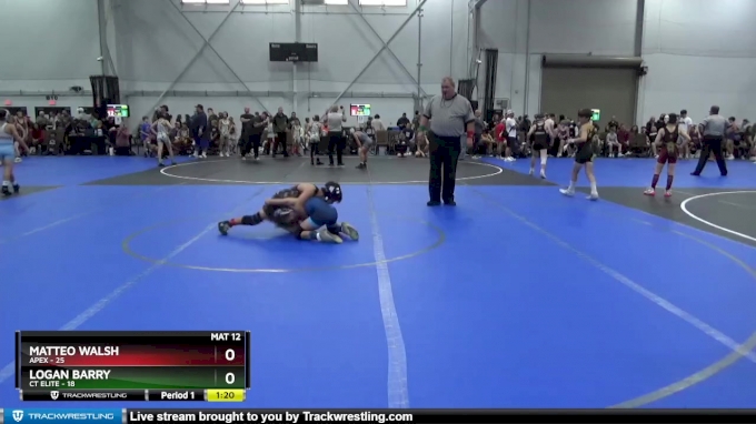 80 lbs Round 3 (8 Team) - Logan Barry, CT Elite vs Matteo Walsh, Apex