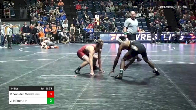 149 lbs Quarterfinal - Requir Van Der Merwe, Stanford vs Jonathan ...