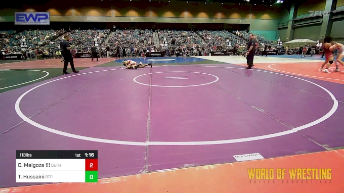 113 lbs 3rd Place - Carlos Melgoza !!!, Dethrone vs Teric Hussaini ...