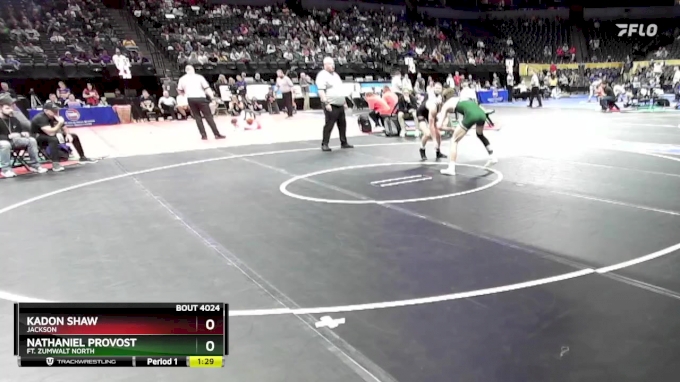 120 Class 4 lbs Champ. Round 1 - Nathaniel Provost, Ft. Zumwalt North ...