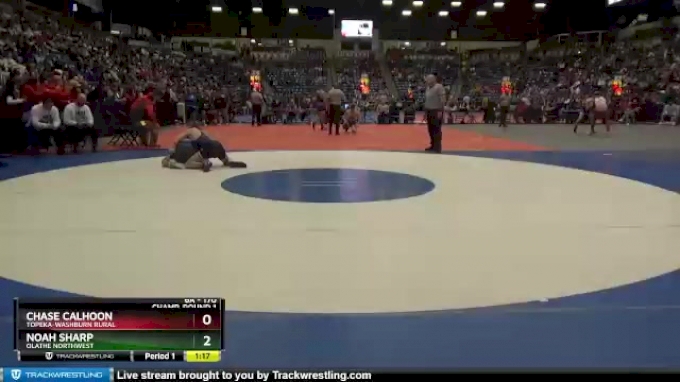 6A - 170 lbs Champ. Round 1 - Noah Sharp, Olathe Northwest vs Chase ...