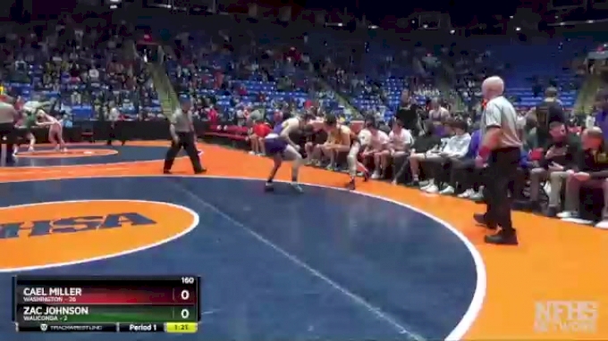 160 lbs Semis & 1st Wrestleback (8 Team) - Cael Miller, Washington vs ...