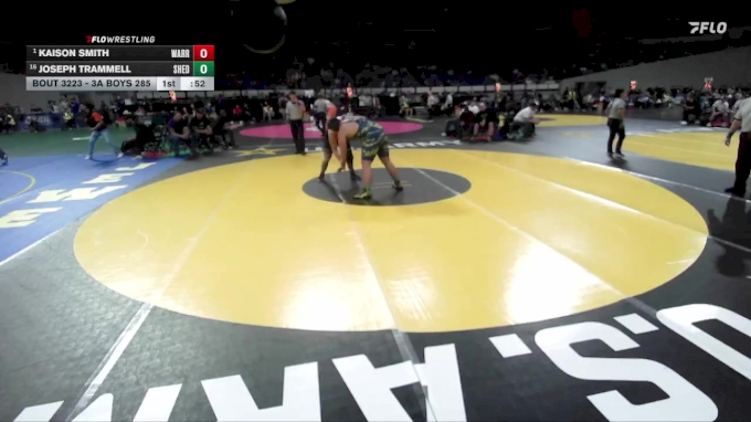 3A Boys 285 lbs Semifinal - Kaison Smith, Warrenton Boys vs Joseph ...