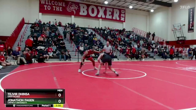 197 lbs Semifinal - Tejvir Dhinsa, Unattached vs Jonathon Fagen ...