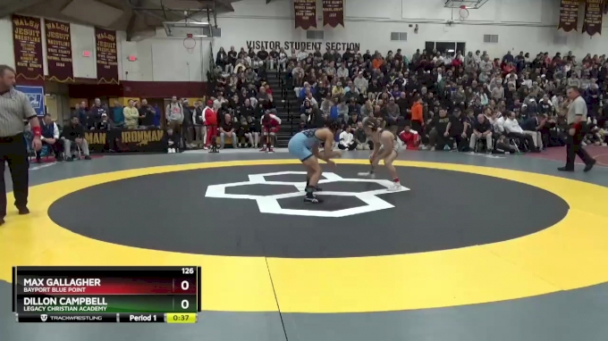 126 lbs 3rd Place Match - Max Gallagher, Bayport Blue Point vs Dillon ...