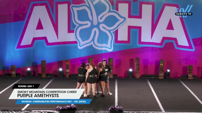 Smoky Mountain Competition Cheer - Purple Amethysts [2025 ...