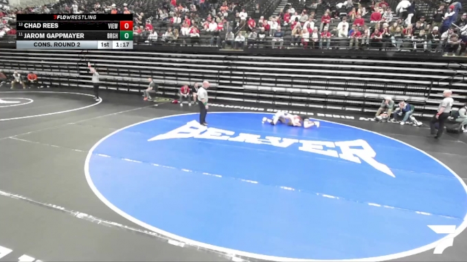 5A 120 lbs Cons. Round 2 - Jarom Gappmayer, Brighton vs Chad Rees, Viewmont
