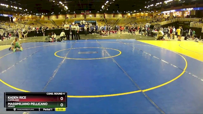132 lbs Cons. Round 4 - Massimiliano Pellicano, Venice vs Kaden Rice ...