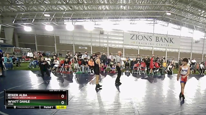 86 lbs Champ. Round 1 - Wyatt Dahle, Utah vs Ryker Alba, All-Phase ...