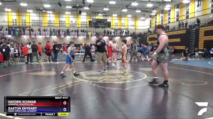 94 lbs Round 4 - Hayden Schwab, Immortal Athletics WC vs Easton Enyeart ...