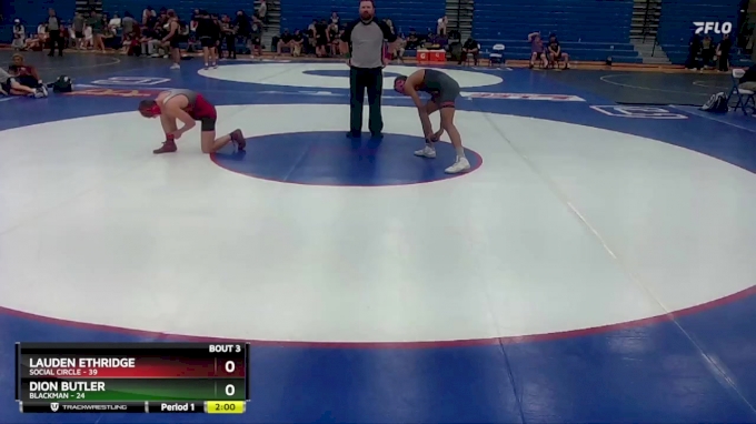 126 lbs Placement (4 Team) - Dion Butler, Blackman vs Lauden Ethridge ...