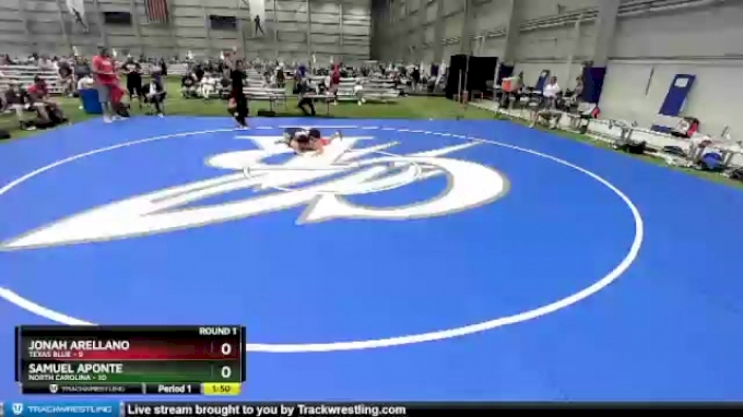 106 lbs Round 1 (6 Team) - Jonah Arellano, Texas Blue vs Samuel Aponte ...