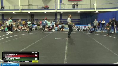 160 lbs Round 4 (8 Team) - Jake Maddox, Team Shutt vs Colton Mcguire ...