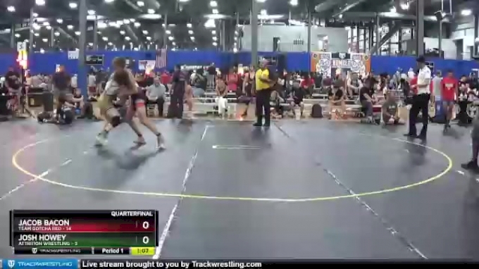 145 lbs Quarterfinals (8 Team) - Josh Howey, Attrition Wrestling vs ...