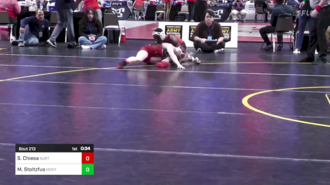 107 lbs Consi Of 8 #1 - Sierra Chiesa, Northwestern vs Manny Stoltzfus ...