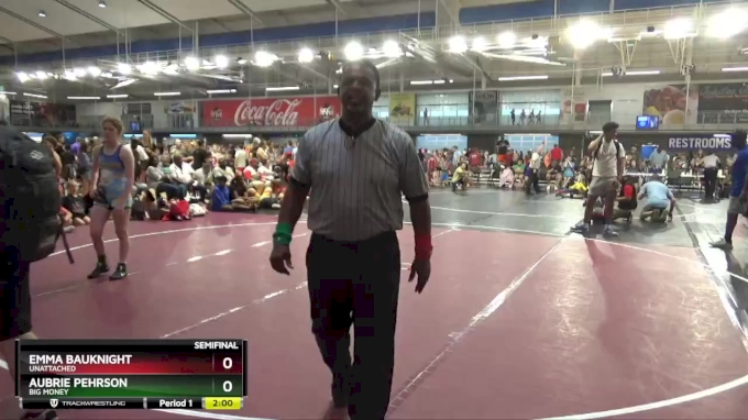 120 lbs Semifinal - Aubrie Pehrson, Big Money vs Emma Bauknight, Unattached
