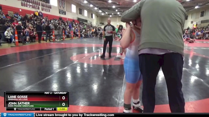 Round 2 - John Sather, Eden Prairie Wrestling vs Lane Gosse, Wabasha ...