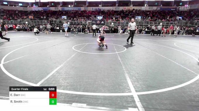 66 lbs Quarterfinal - Emmett Darr, Bulls vs Raymond Smith, CIWC Team ...