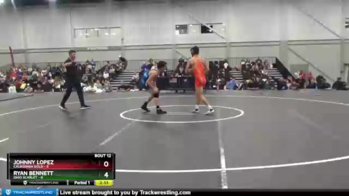 138 lbs Round 3 (8 Team) - Johnny Lopez, California Gold vs Ryan ...