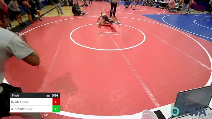 67 lbs Final - Kade Cole, Coweta Tiger Wrestling vs Jonathan Kidwell ...