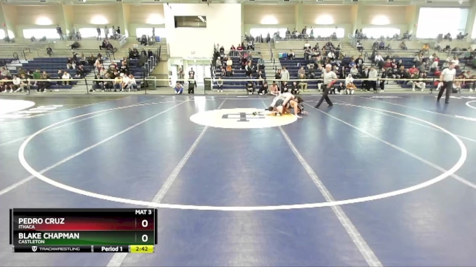 165 lbs Cons. Round 4 - Blake Chapman, Castleton vs Pedro Cruz, Ithaca