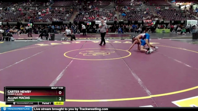 113 lbs Cons. Round 3 - Alijah Macias, Nampa vs Carter Newby, Couer D Alene