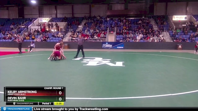 157 lbs Champ. Round 1 - Kelby Armstrong, Minot State (N.D.) vs Devin ...