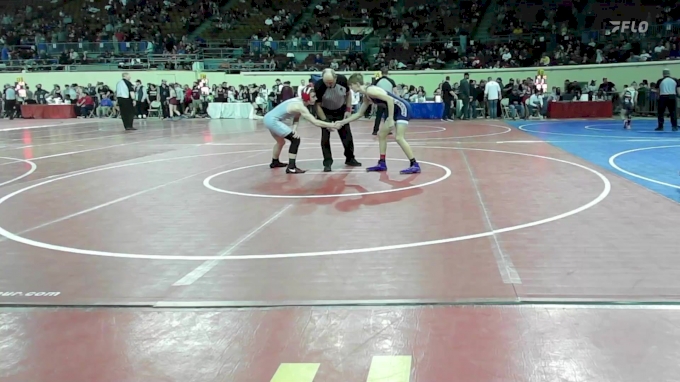 118 lbs Consi Of 32 #2 - Austin Clark, Enid Junior High vs RADEN BERG ...