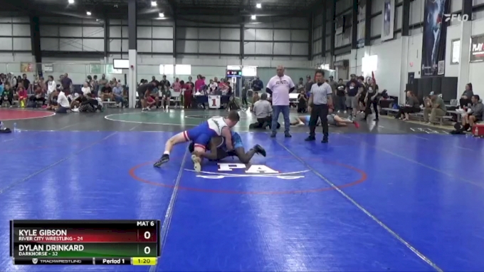 126 lbs Champ. Round 4 - Kyle Gibson, River City Wrestling vs Dylan ...