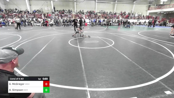 40 lbs Consi Of 8 #2 - Gage McGregor, High Elevation WC vs Aaliyah ...