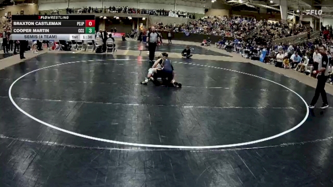 126 lbs Semis (4 Team) - Cooper Martin, Chattanooga Christian School vs ...