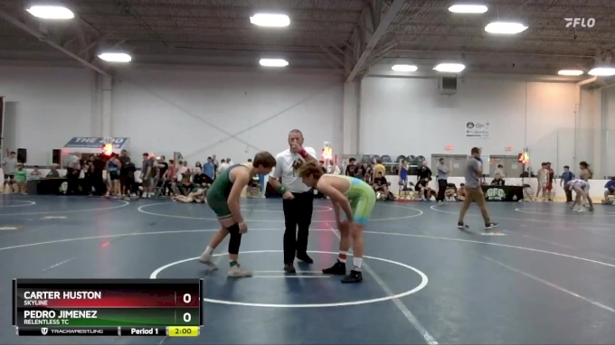 155 lbs Champ. Round 1 - Pedro Jimenez, Relentless TC vs Carter Huston ...