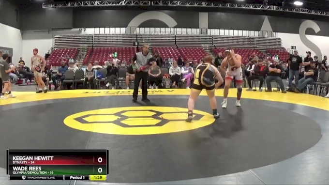 209 lbs Round 1 (8 Team) - Keegan Hewitt, Dynasty vs Wade Rees, Olympia ...
