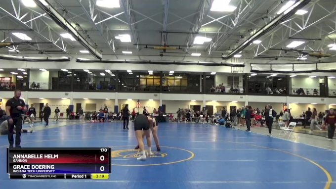170 lbs Cons. Round 4 - Annabelle Helm, Gannon vs Grace Doering ...
