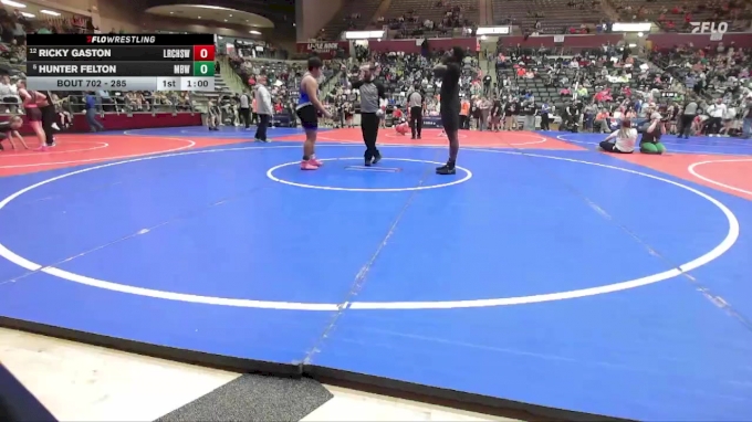 285 lbs Champ. Round 1 - Hunter Felton, Mighty Bluebirds Wrestling vs ...