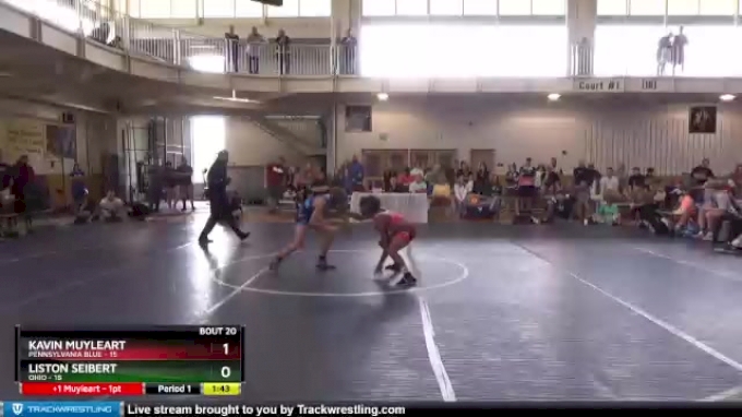 92 lbs Semis & 3rd Wb (16 Team) - Kavin Muyleart, Pennsylvania Blue vs ...