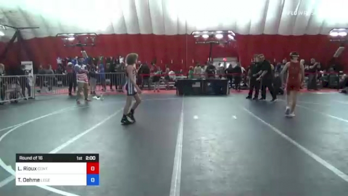 44 kg Round Of 16 - Luke Rioux, Contenders Wrestling Academy vs Trevon ...