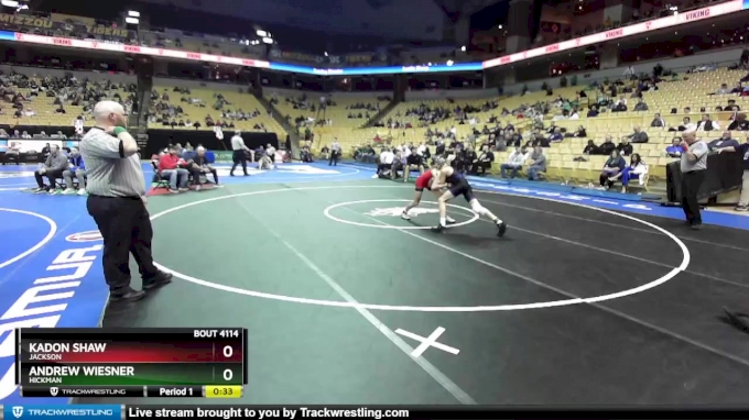 106 Class 4 lbs Cons. Round 1 - Kadon Shaw, Jackson vs Andrew Wiesner ...