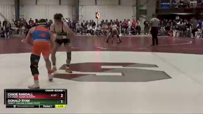 133 lbs Champ. Round 1 - Donald Ryan, Trinity College (Connecticut) vs ...