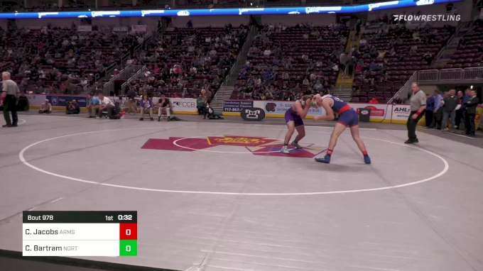 172 lbs 7th Place - Connor Jacobs, Armstrong vs Cole Bartram, Northern