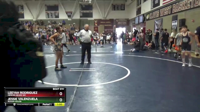 100 lbs Champ. Round 1 - Jessie Valenzuela, Rough House vs Leeyah ...