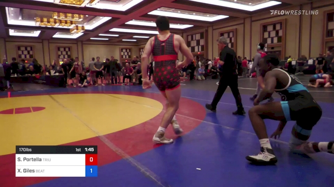 170 lbs Consi Of 8 #2 - Sabino Portella, Triumph Wrestling Club vs ...