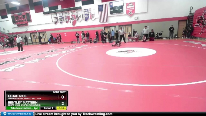 97 lbs Round 4 - Bentley Mattern, Scrap Yard Garage Wrestling vs Elijah ...