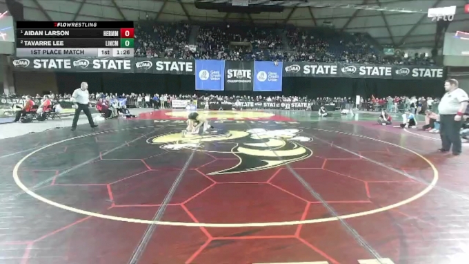 Boys 3A 132 lbs 1st Place Match - Aidan Larson, Hermiston vs Tavarre ...