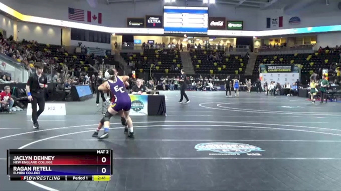 131 lbs 7th Place Match - Jaclyn Dehney, New England College vs Ragan ...
