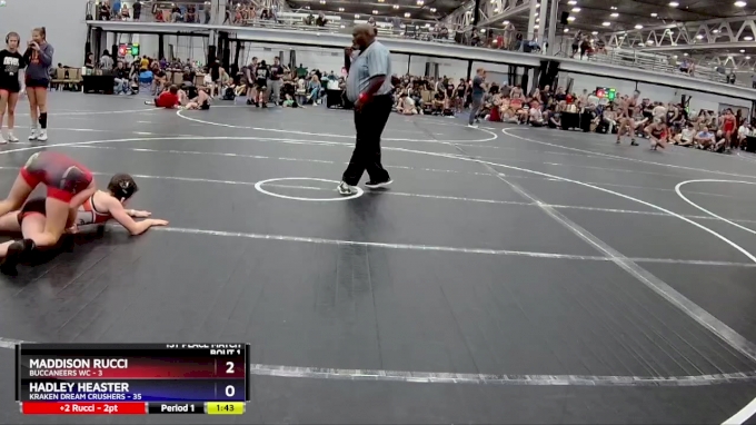 100 lbs Finals (2 Team) - Maddison Rucci, Buccaneers WC vs Hadley ...