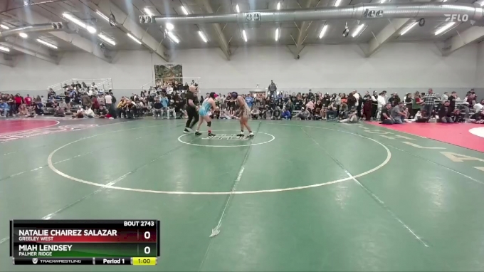 145 lbs Cons. Round 5 - Miah Lendsey, Palmer Ridge vs Natalie Chairez ...