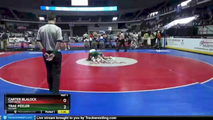5 lbs Quarterfinal - Trae Peeler, Pelham vs Carter Blalock, Fort Payne