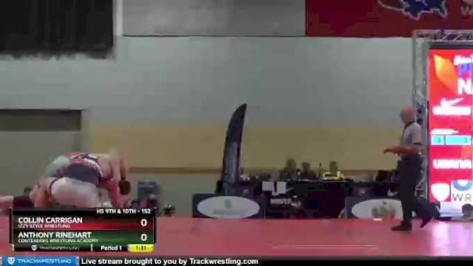 152 lbs 1st Place Match - Collin Carrigan, Izzy Style Wrestling vs ...